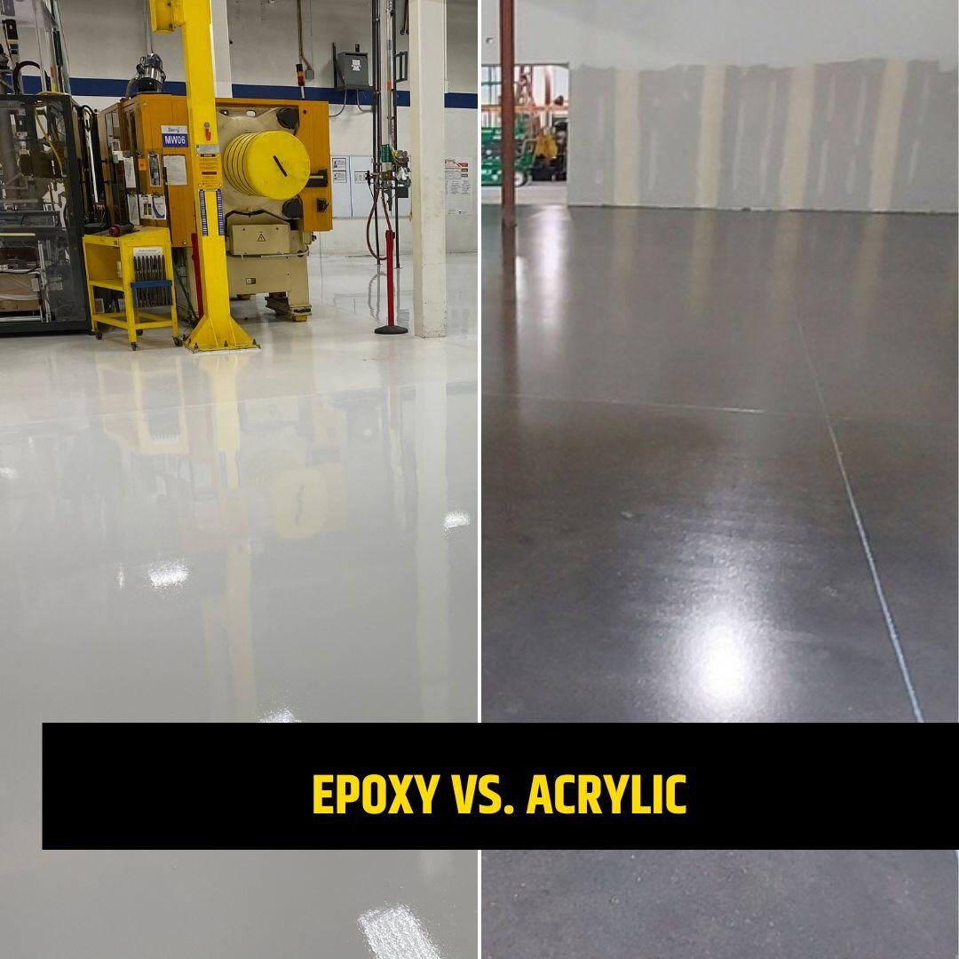 Epoxy vs. Acrylic Flooring for Industrial Spaces