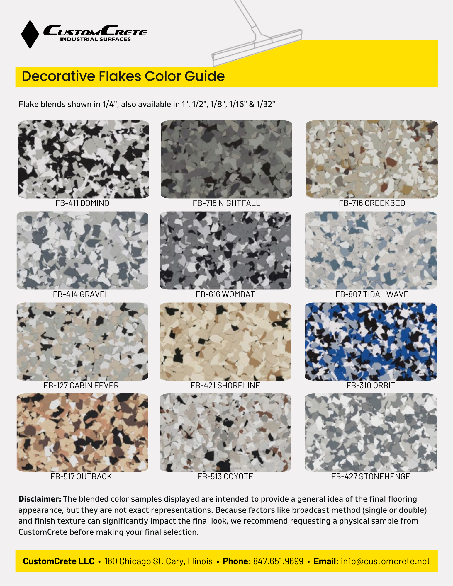 Color Charts | CustomCrete
